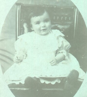 Young child portrait postcard RPPC real photograph antique adorable on ...