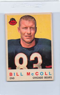1959 Topps #151 Bill McColl Bears EX/MT *DA-A138 | eBay