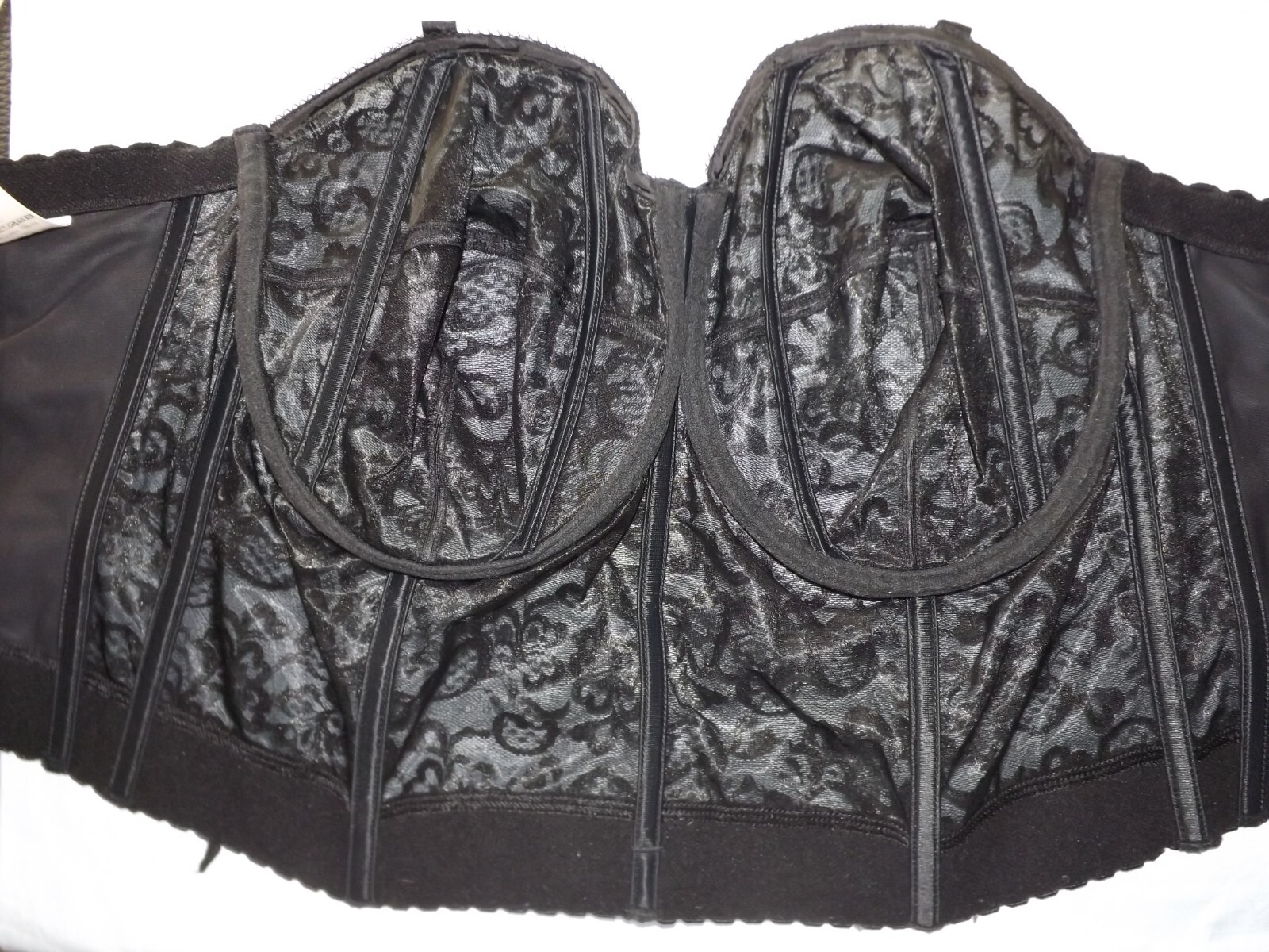 GODDESS~48 D~ "LACE" Longline Bustier Bra style GD068… - Gem