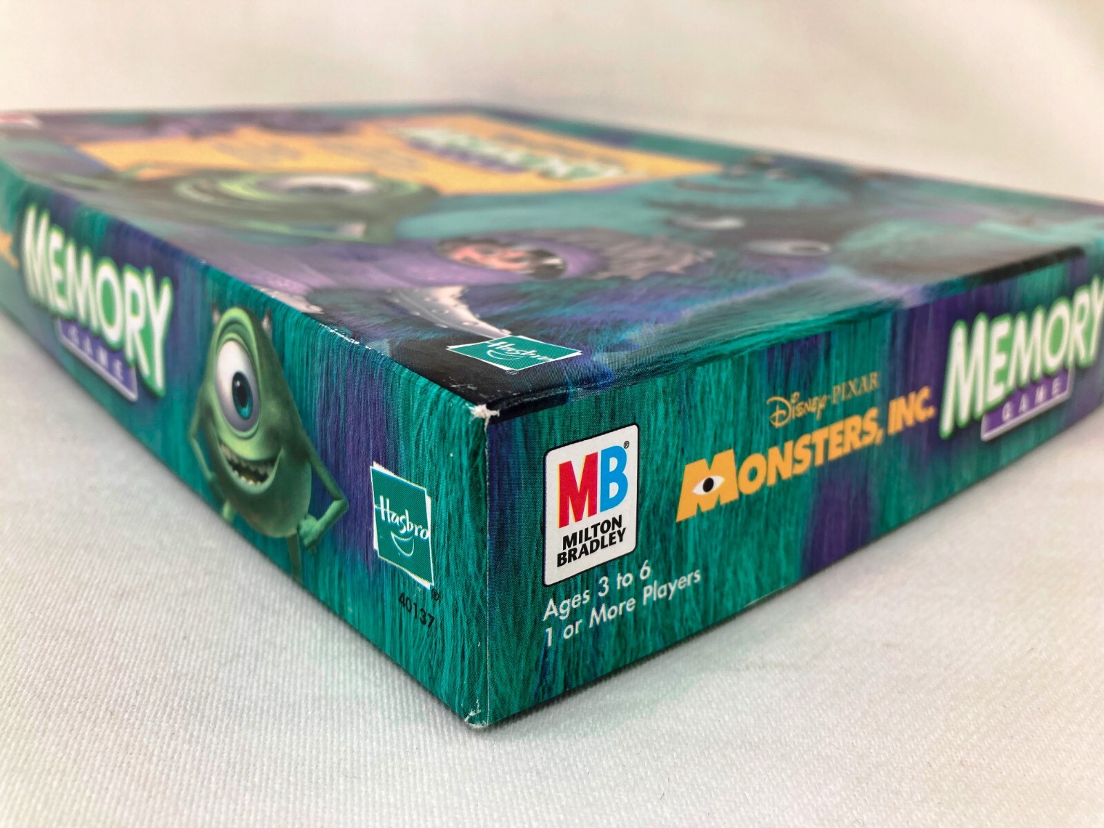 Monsters, Inc Memory Game Milton Bradley 2001 Disney Pixar 100% ...