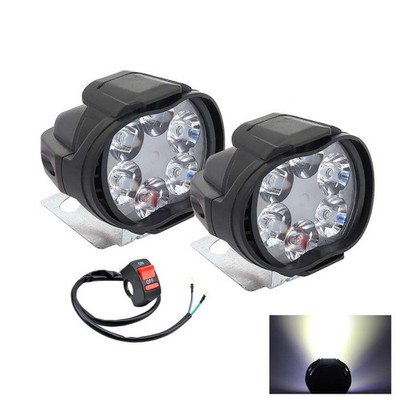 LED Motorcycle Lights 2pcs 12V Front Spotlights for Enhanced Visibility ...
