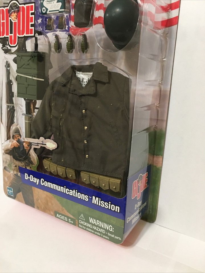 2002 G.I. JOE "D-Day Communications Mission" 12" Mission Gear | eBay