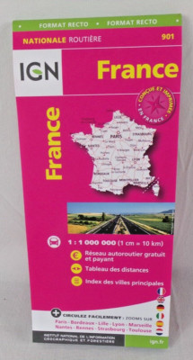 CARTE IGN -FRANCE-NATIONALE ROUTIERE-901* | eBay