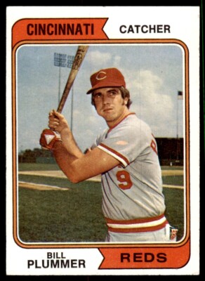 1974 TOPPS BILL PLUMMER. CINCINNATI REDS #524 | eBay
