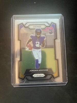 2023 Prizm Jordan Addison Base Rookie Card RC #368 Minnesota Vikings | eBay