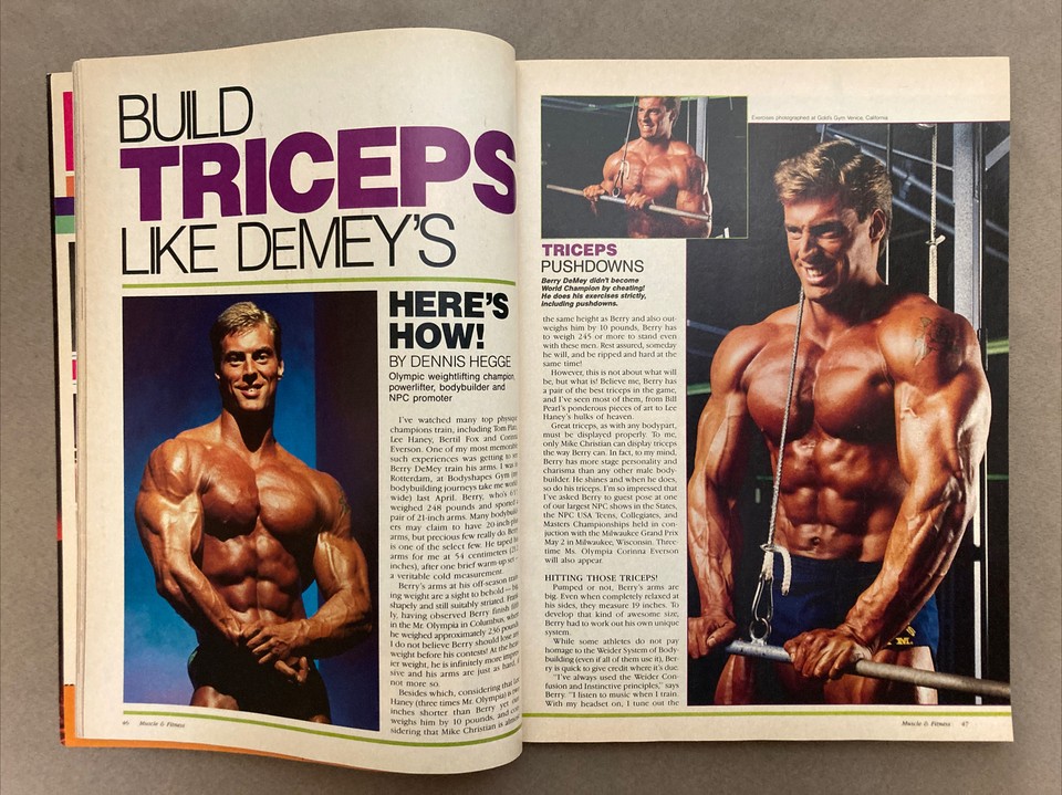 Muscle & Fitness Bodybuilding Magazine / Diana Dennis + Kevin Lawrence ...