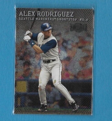 2000 Skybox Metal Alex Rodriguez Card Seattle Mariners #100 | eBay