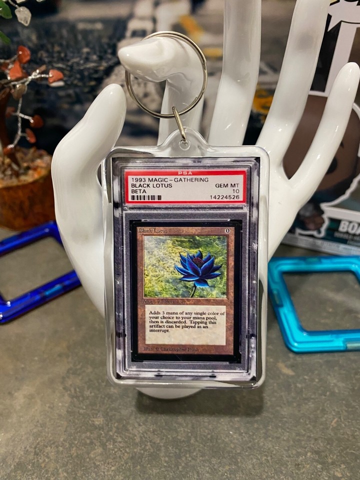 Magic The Gathering Limited Edition - Mini Slab Keychains - ALPHA BETA ...