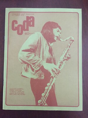 CODA Jazz Magazine (1973) Gunter Hampel (cover); Duke Jordan; Horace ...