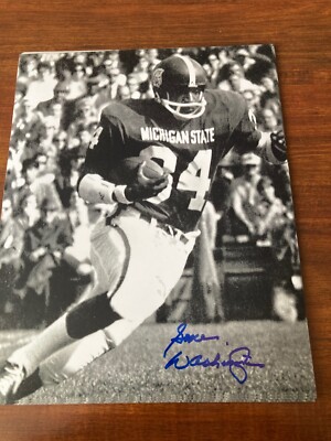 Michigan State Spartans Gene Washington signed 8x10 WCOA | eBay