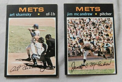 1971 Topps New York Mets Baseball Pick one | eBay