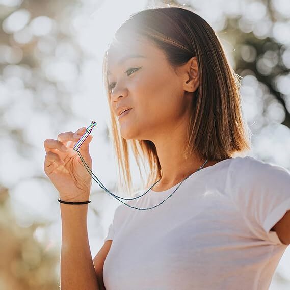 Quit Stop Smoking Vaping Breathing Necklace Breathlace Stress Anxiety ...