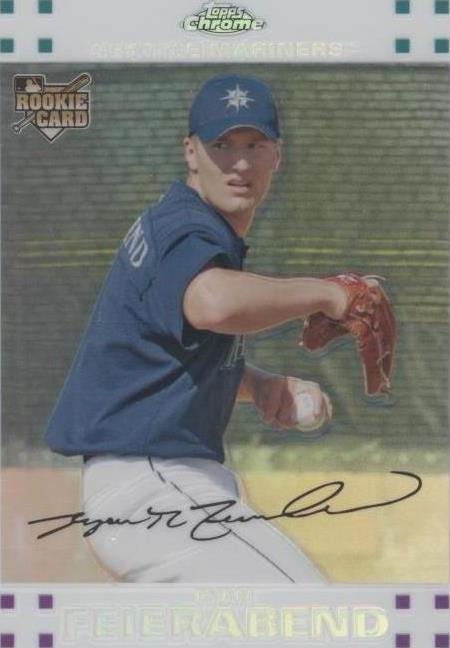 2007 Topps Chrome - Ryan Feierabend #306 White Refractor /660 for sale ...