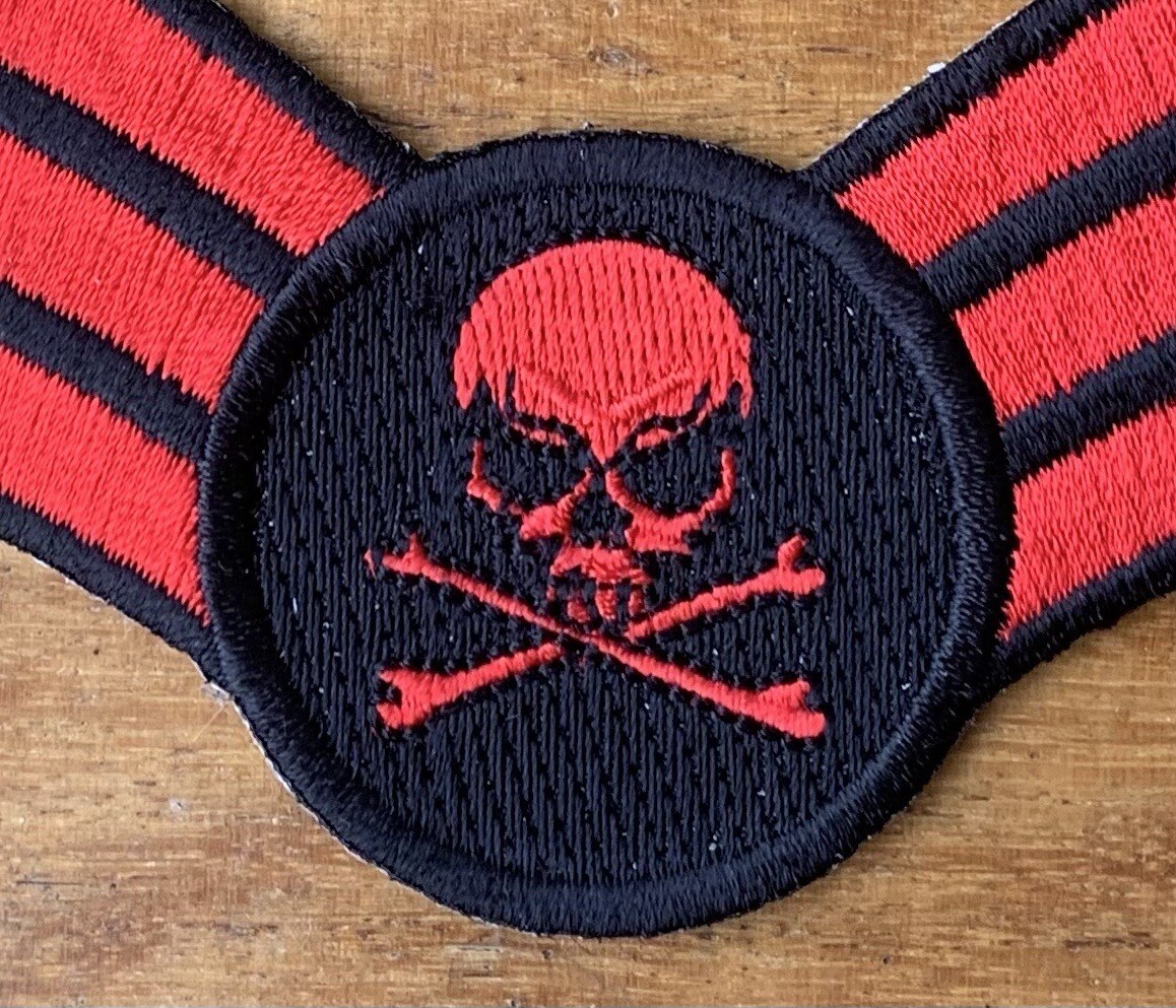 Zombie Hunter Sergeant Chevron Stripes Patch Skull Toxic Apocalypse Bio Hazard | eBay Australia