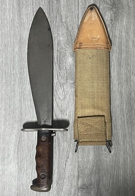 M1910 Springfield Armory Knife U.S. WW1 Dated 1911 Serial#5404 W/ 1917 ...