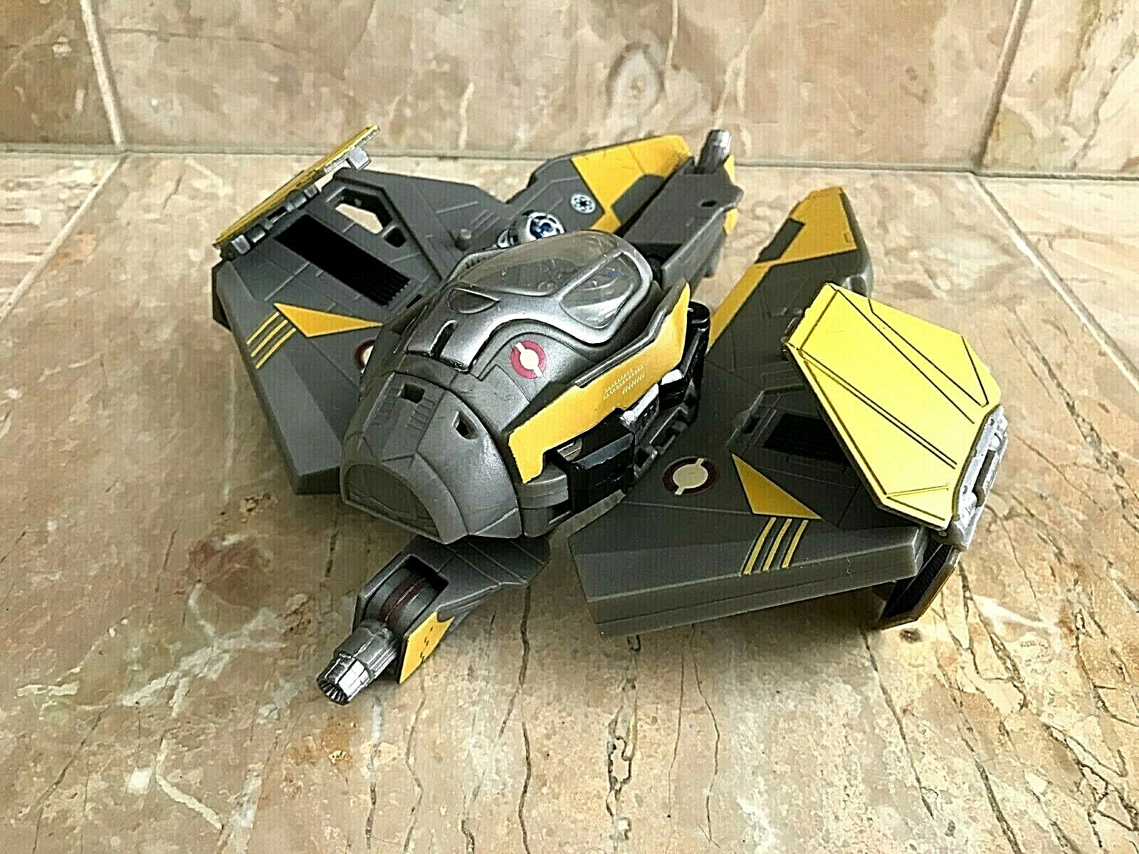 2005 Star Wars "SHIP TRANSFORMERS CROSSOVER STARFIGHTER LFL INTERCEPTOR ...
