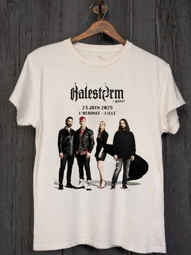 NEW Halestorm Band 2025 Concert Events T Shirt White All Size S-5XL ...