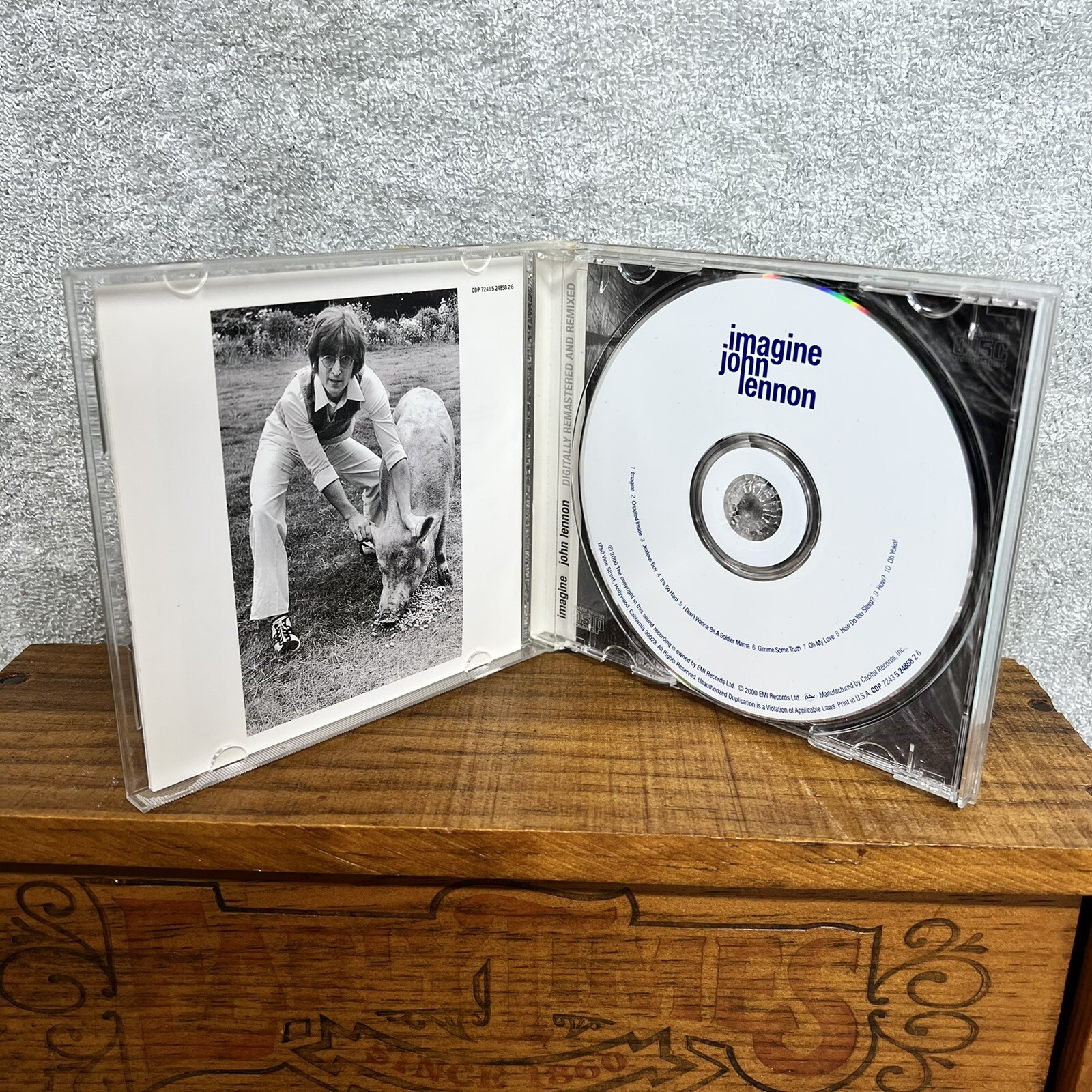 John Lennon - Imagine CD Remastered & Remixed Excellent Adult Owned ...