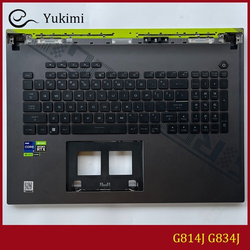 FOR ASUS ROG G814J G834J 2023 Model Green C Shell Cover Upper Palmrest ...