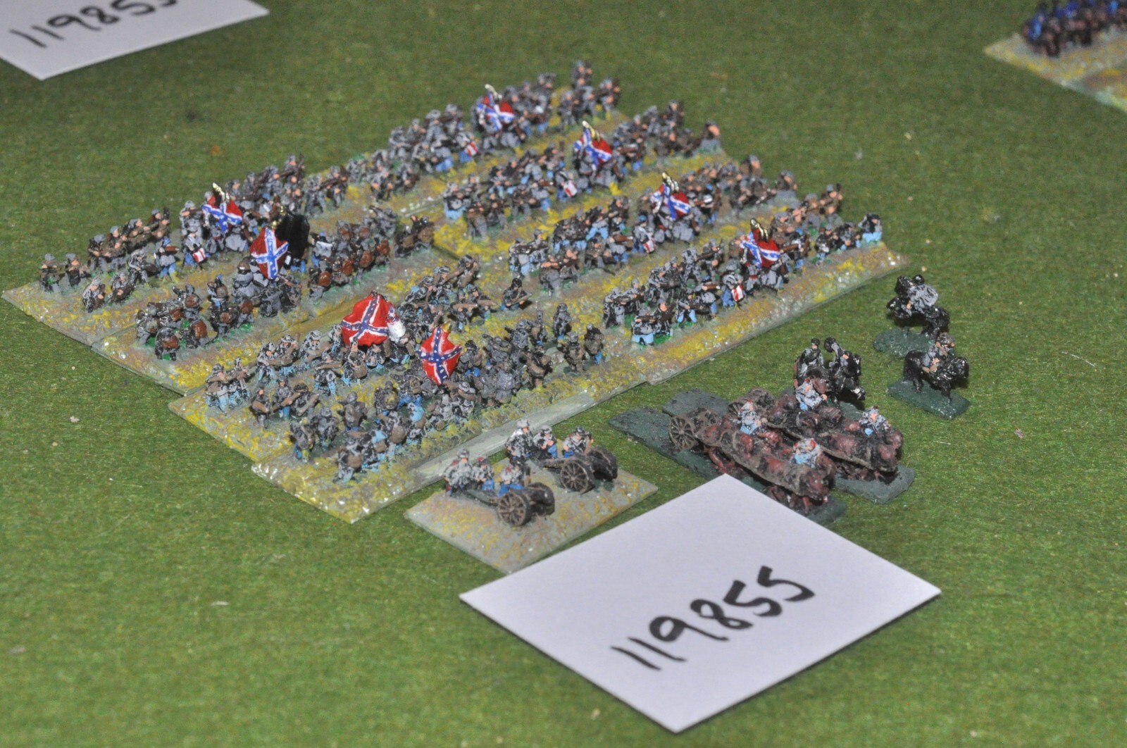 6mm ACW / confederate - infantry brigade 180 figs - (119855) | eBay