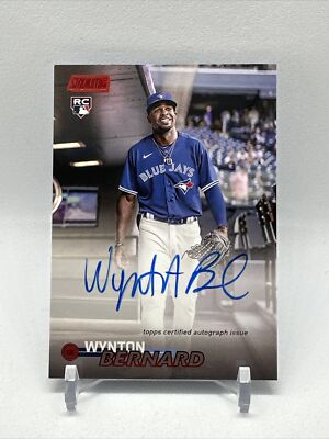 2023 Topps Stadium Club Wynton Bernard Red Foil Auto /50 SSP - Toronto ...