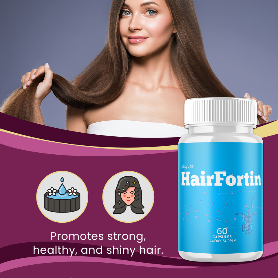 (3 Pack) Hairfortin Pills Advanced Healthy Hair Support Hair Fortin 180 ...