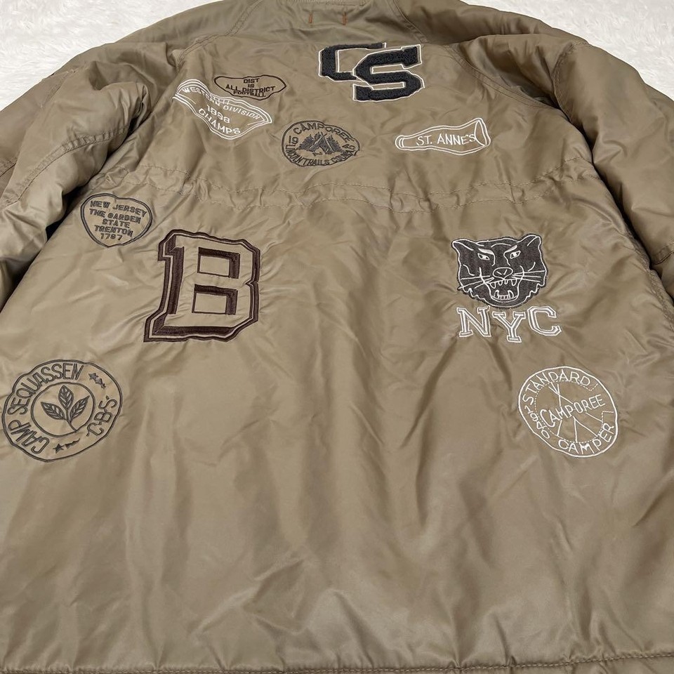 Cube Sugar MA-1 Coat Embroidered Patch Tiger Rare M Used | eBay