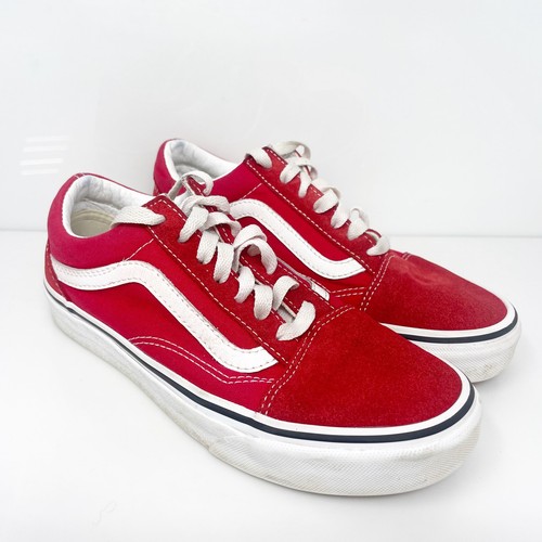 Vans Unisex Off The Wall 500714 Red Casual Shoes Sneakers Size M 4.5 W ...