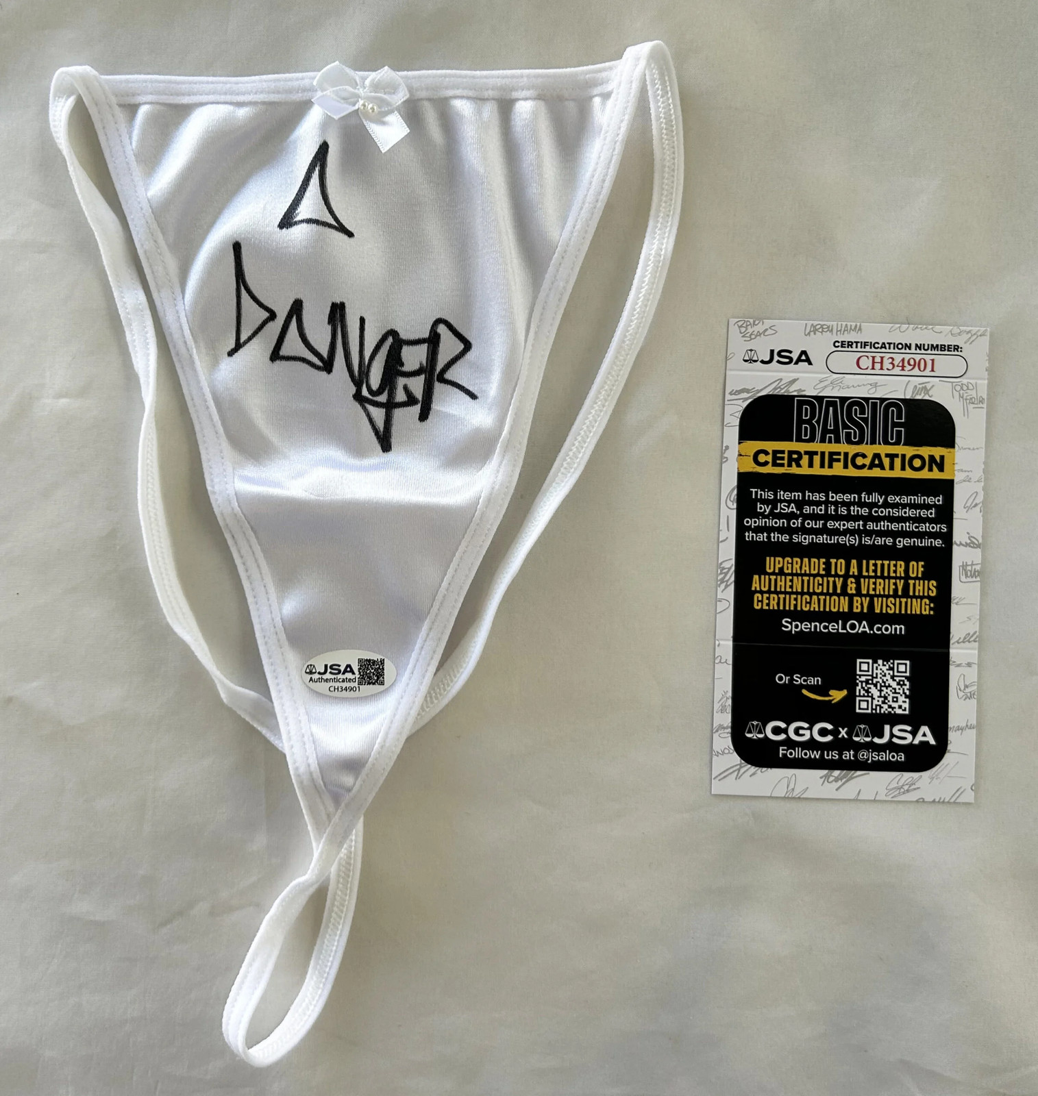 Abella Danger Signed Panties Sexy Porn Star JSA 10 COA | eBay