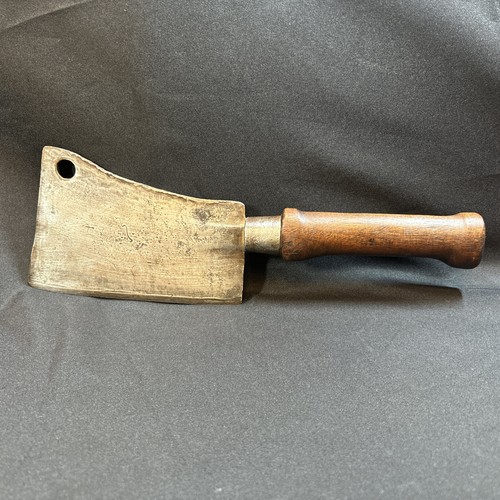 Antique Vintage Meat Cleaver Butcher Knife Hog Splitter 7” Blade MARKED ...