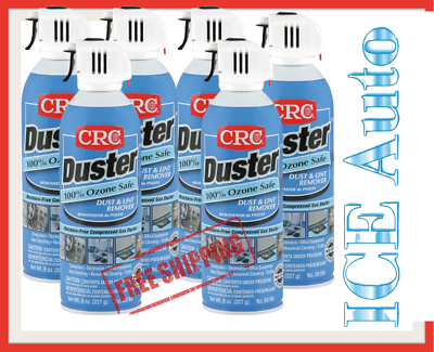 CRC Duster Case of 6 100% Ozone Free Moisture Free Dust Lint Remover 8 ...