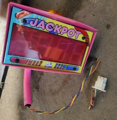 Cyclone Ticket Redemption Arcade Game Pink Digital Jackpot Display ice ...