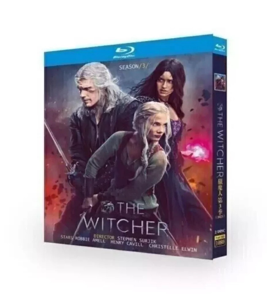 The Witcher Season 3 (2023) BD Movie TV Film 2-Disc All Region New Box ...