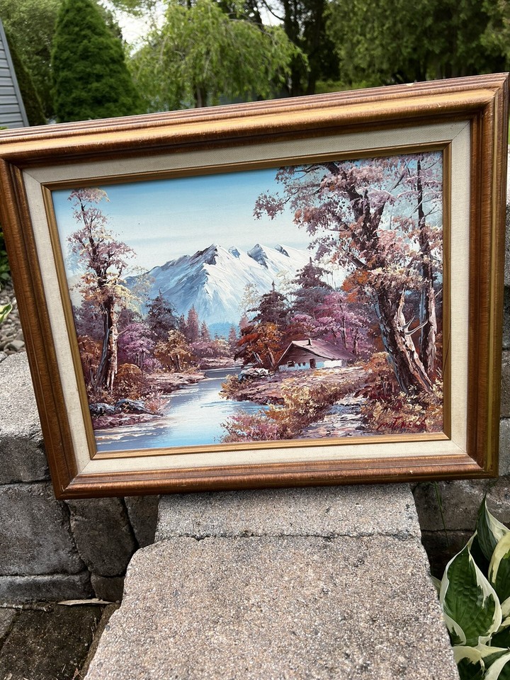 Arthur Mitchell Impressionist Oil Painting Fall Landscape Scene Fine ...