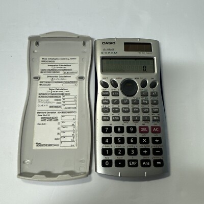 Casio Fx-115MS S-VPAM Scientific Calculator with Case Cover | eBay