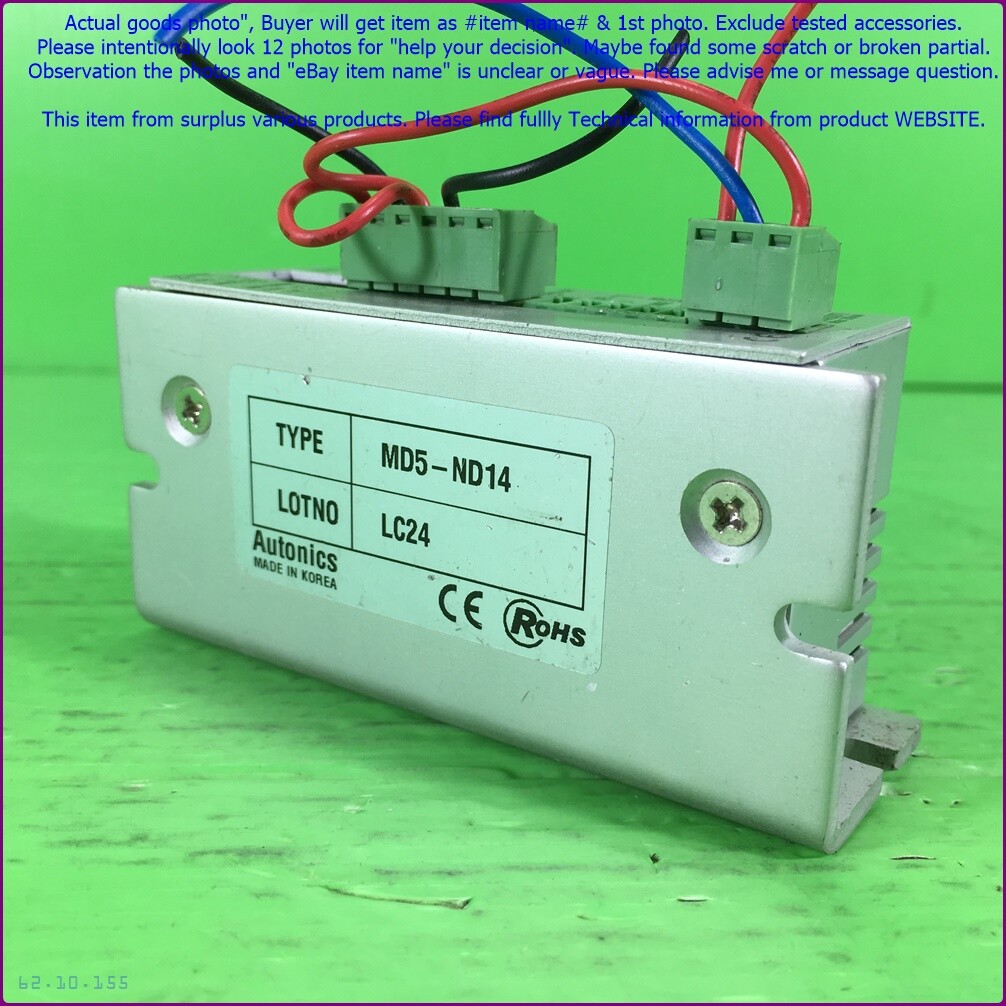 AUTONICS MD5-ND14, Stepper Motor Driver as photo, sn:LC24 | eBay
