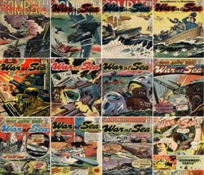 1957 - 1961 War at Sea Comic Book Package - 14 eBooks on CD | eBay