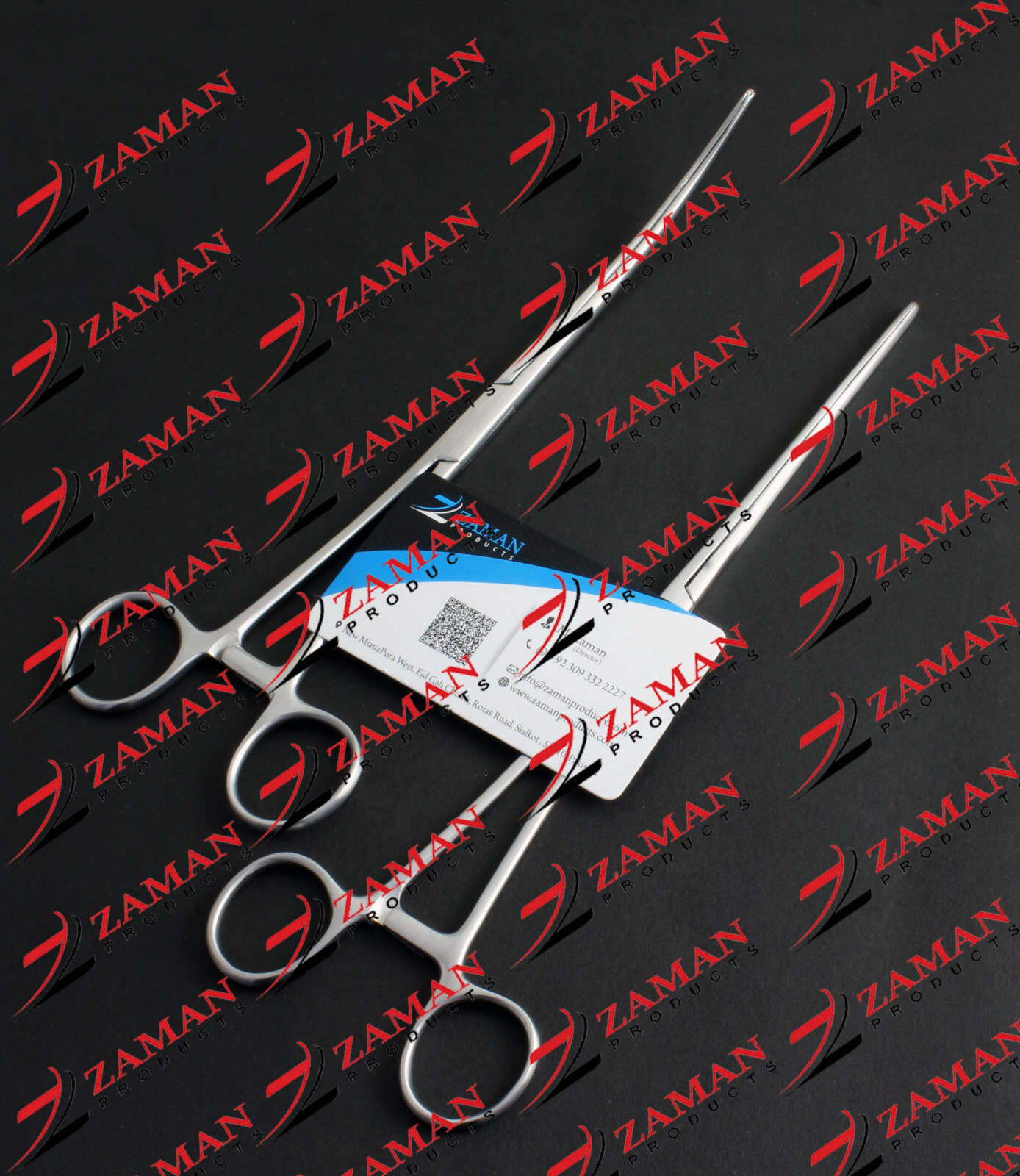 Mayo Robson Intestinal Clamp Forceps Curved & Straight 23 cm BY Zaman ...