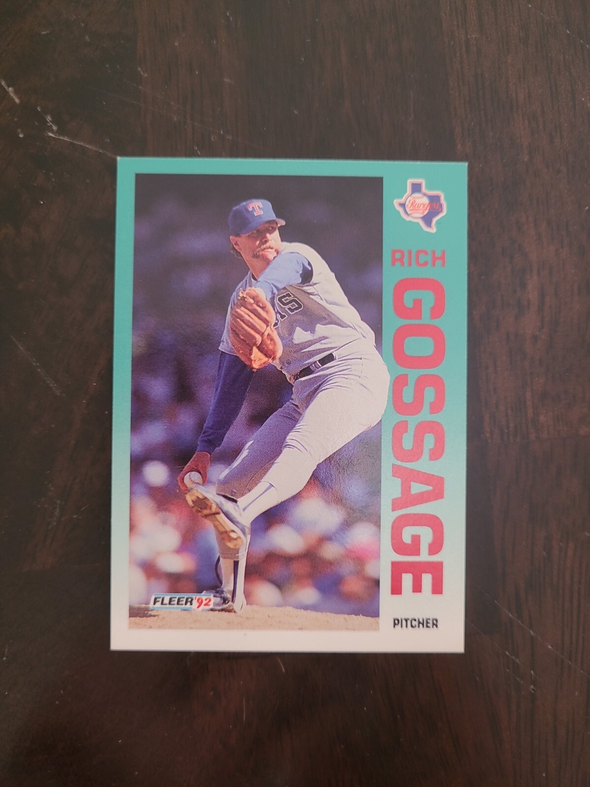 1992 Fleer Rich Goose Gossage #305 Texas Rangers | eBay