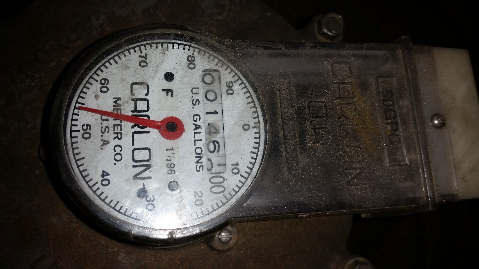 CARLON 150-2-R ELECTRIC CONTACTING JSJ150 WATER METER 1-1/2 50gpm CONT ...