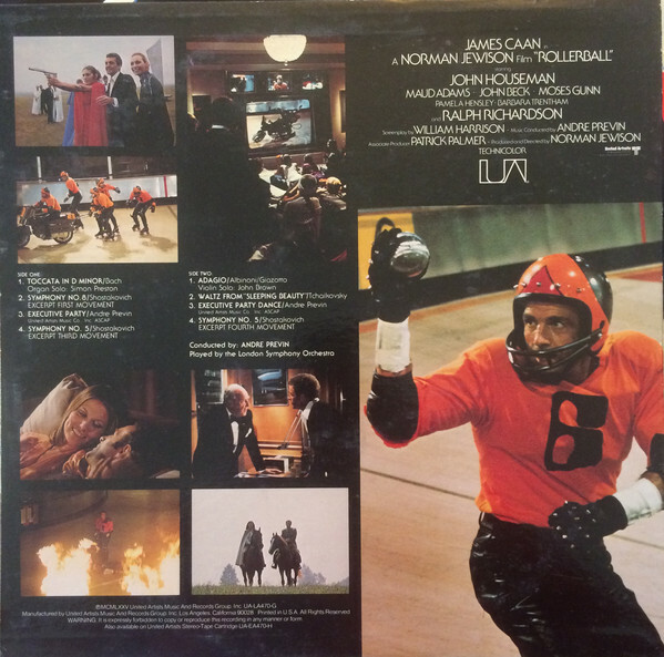 Rollerball (Original Motion Picture Soundtrack) (LP) | eBay