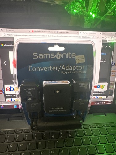 Samsonite Converter/Adaptor International Plug Kit With Pouch Travel ...