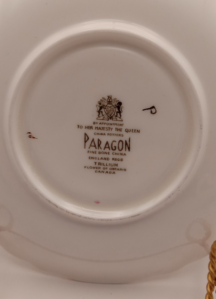 Vintage English Paragon Bone China Cup and Saucer Set | eBay