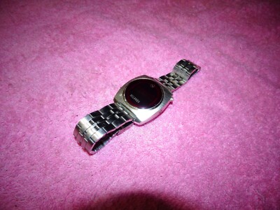 Vintage Helbros Red Digital Watch | eBay