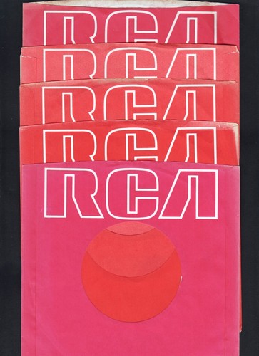 5 pcs - RCA Records Original Co 7" 45RPM Paper Sleeves - Lot - Used | eBay