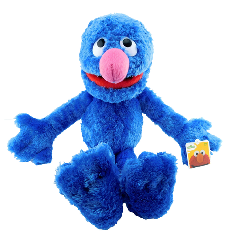 New Large GROVER Plush Sesame Street Place 16" Blue NWT | eBay