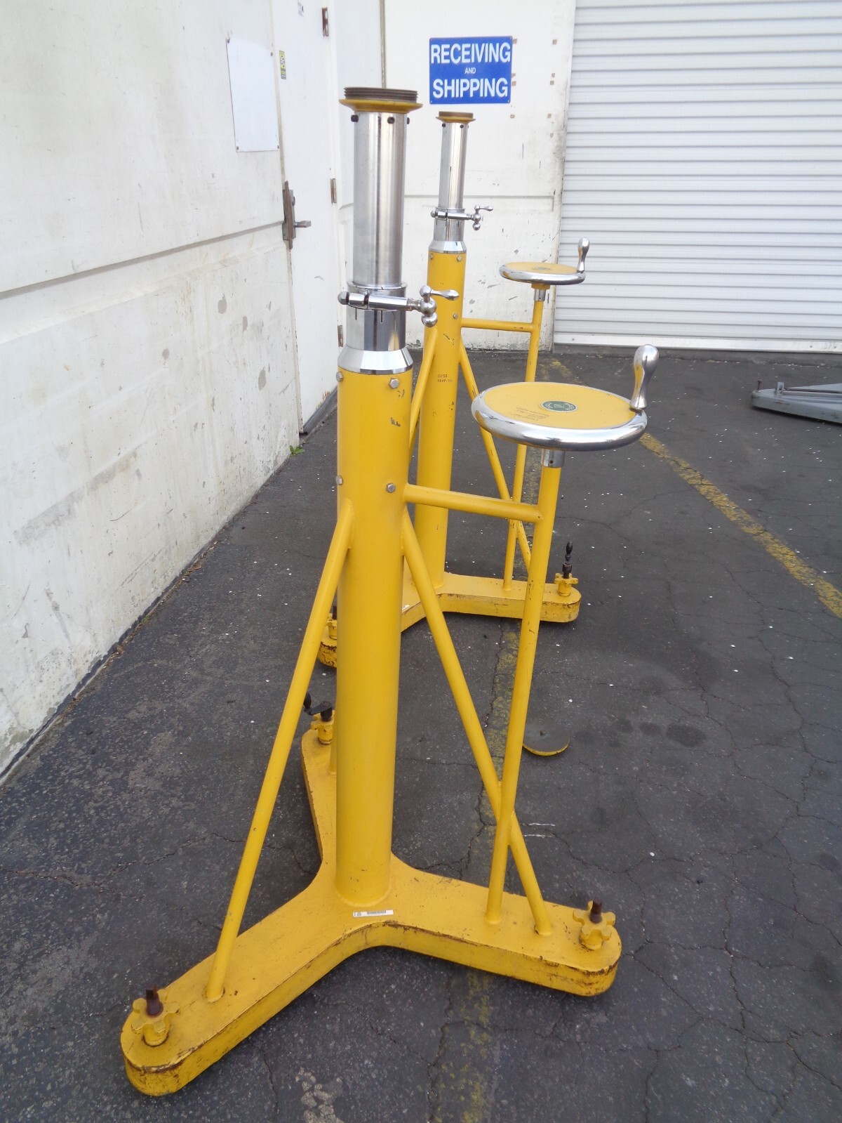 2 Servco Master Stand Metrology Stands 48" Heavy Duty Rolling Tripod ...