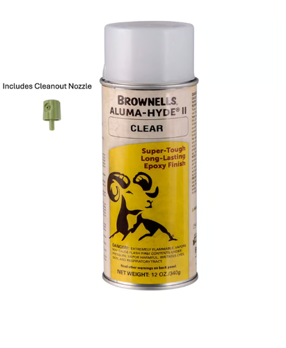 Brownells Aluma-Hyde II Epoxy Based Firearm Finish Spray Clear | eBay