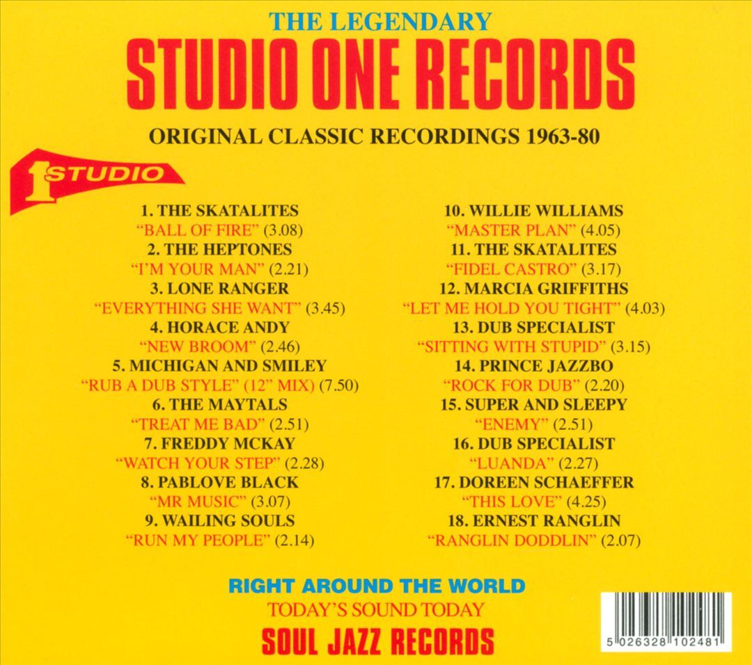 The Legendary Studio One Records: Original Classic Recordings 1963-80 ...