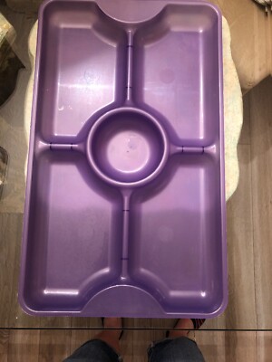 Plastic Trays Multi-colored 3-Set Four Food Slots 1 Drink Slot | eBay